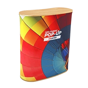 SEG Fabric Pop-Up Counter | Kudos Printing